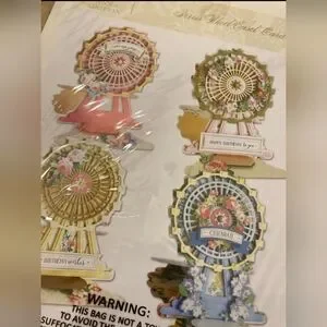 Anna Griffin | Other | Anna Griffin Ferris Wheel Easel Card Die Cut ...